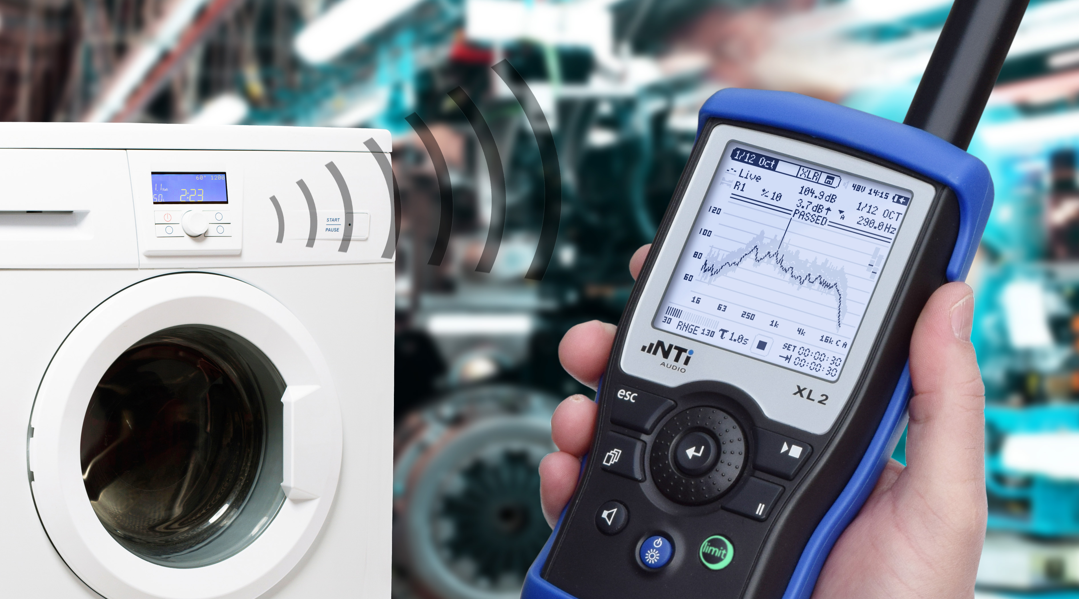 家電製品の電子音/機械音試験