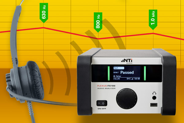 Octave and one-third octave band measurements with the FX100 Audio Analyzer