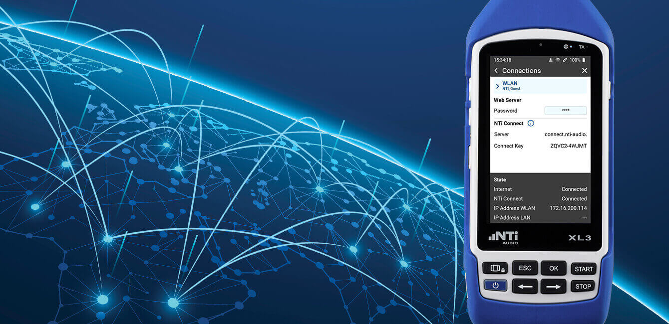 The XL3 Acoustic Analyzer - always connected