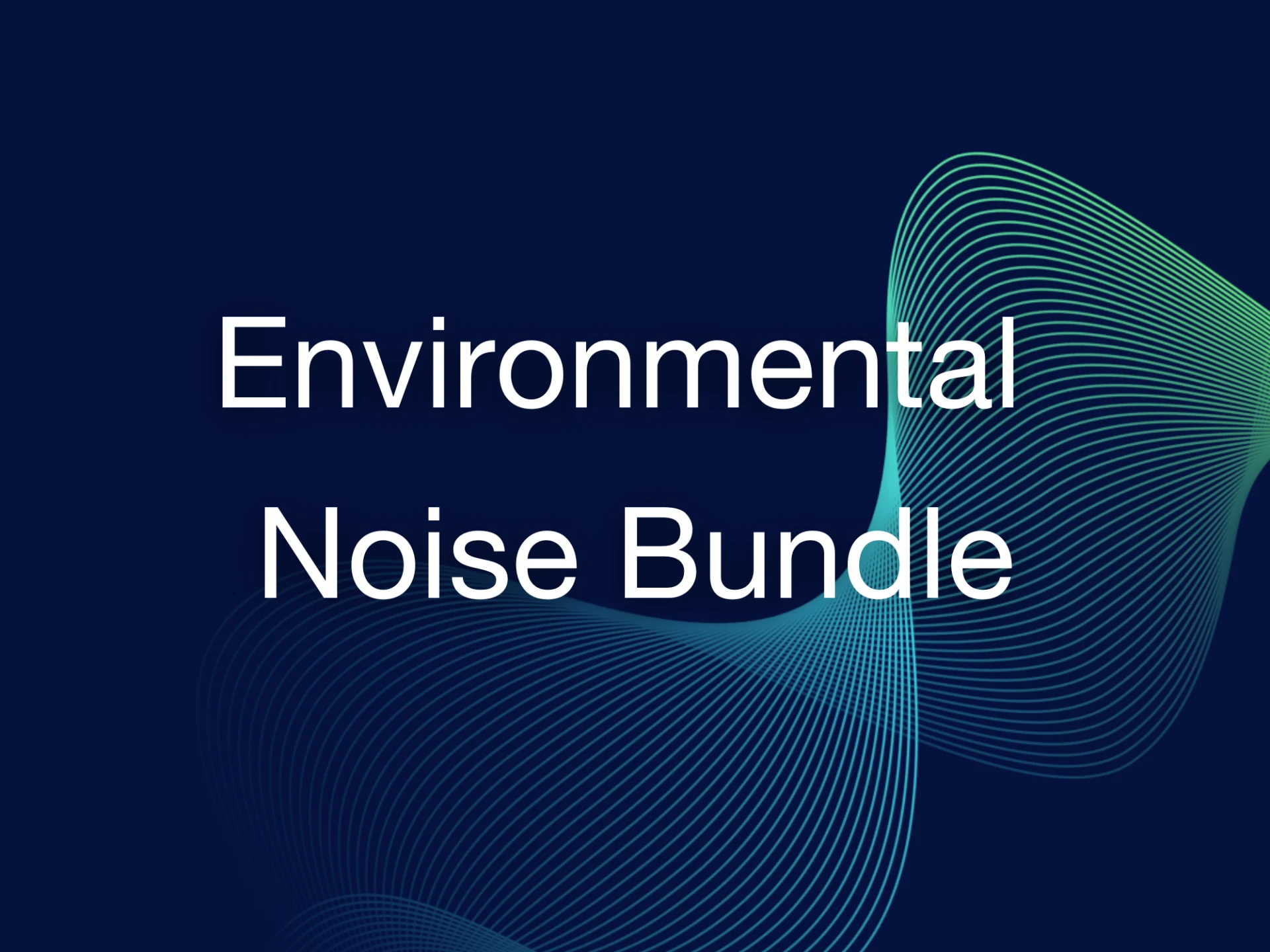 Environmental Noise Bundle - NTi Audio Solutions for Audio & Acoustics